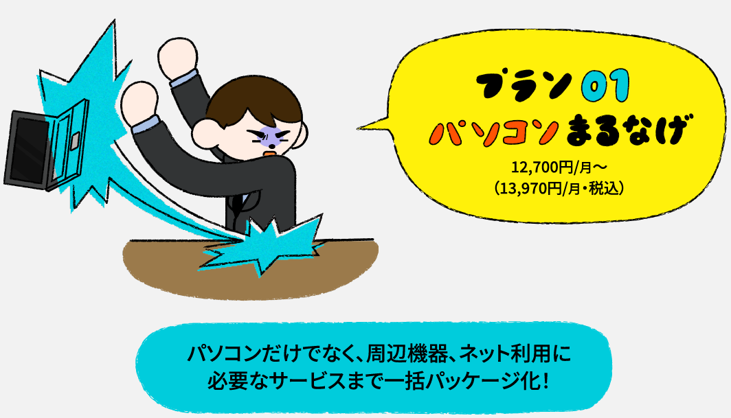 オフィスのIT環境ならREVOLEAになんでもまるなげ